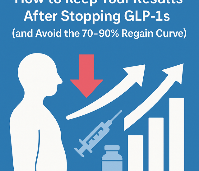 How to Keep Your Results After Stopping GLP-1s (and Avoid the 70–90% R